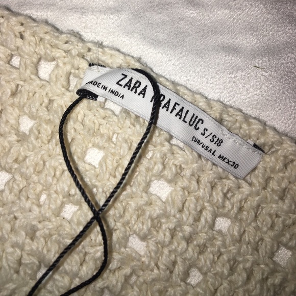 Zara | Tops | Zara Handmade Crochet Top Nwt | Poshmark